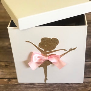 Ballerina Centerpiece Box With Ballet Dancer and Bow for Ballerina ...