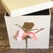 Ballerina Centerpiece Box With Ballet Dancer and Bow for Ballerina ...