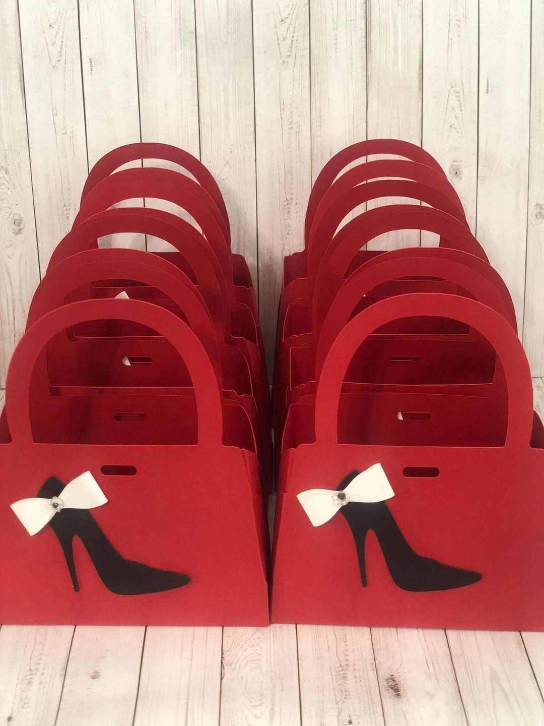 Red High Heel Purse Favor Bags for Candy & Treats – Bachelorette ...