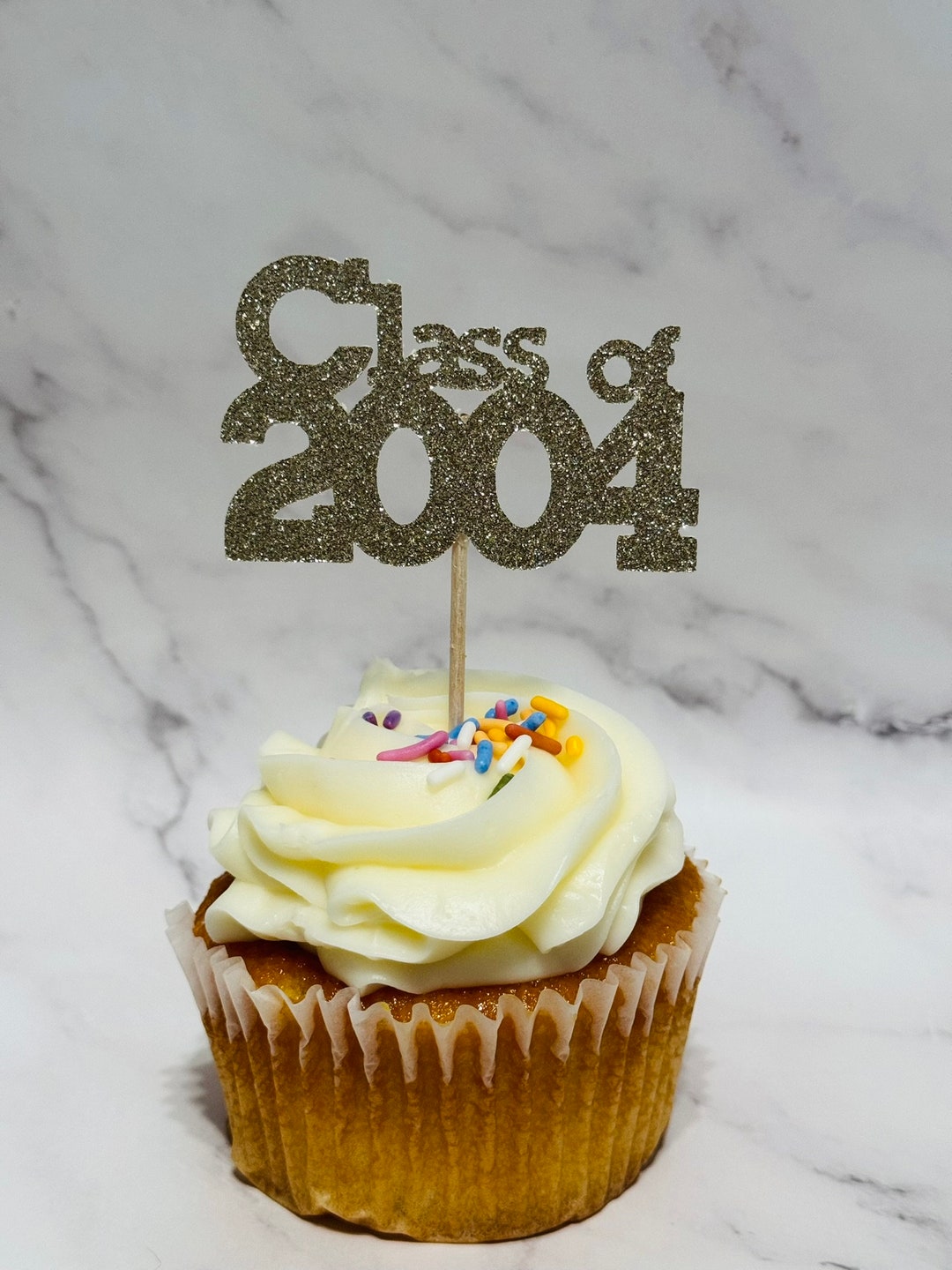 Class of 2004 Cupcake Toppers 20th Class Reunion Set of 12 Pick Your ...
