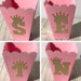 Pink Gold Princess Crown Personalized Initial Popcorn Favor - Etsy
