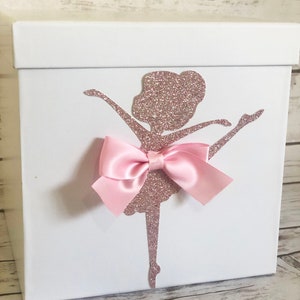 Ballerina Centerpiece Box With Ballet Dancer and Bow for Ballerina ...