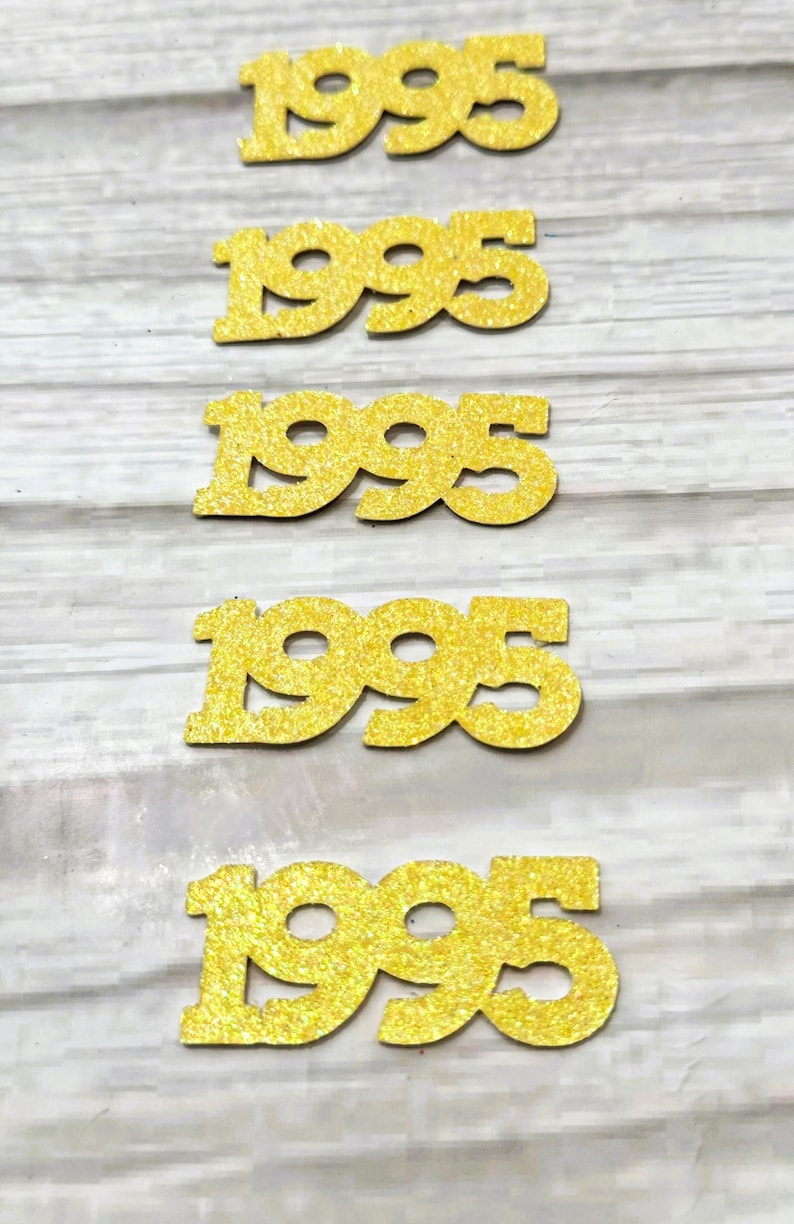 30th Class Reunion 1995 Confetti for High School Reunions or Birthday ...