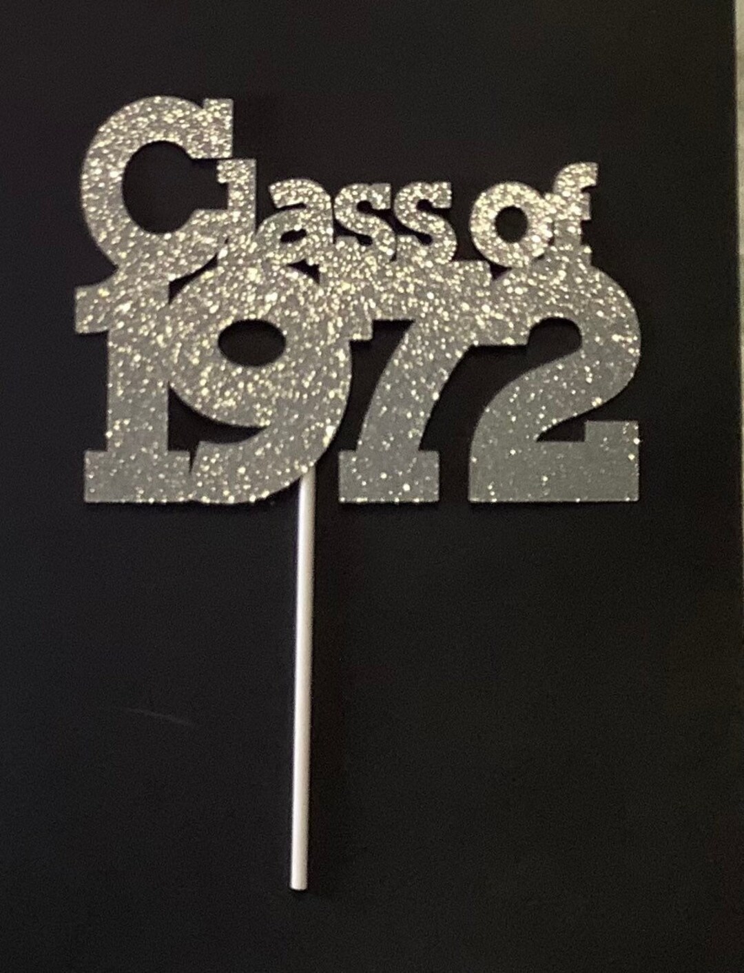 Class of 1972 Cake or Centerpiece Topper Pick for 50th Class Reunions ...