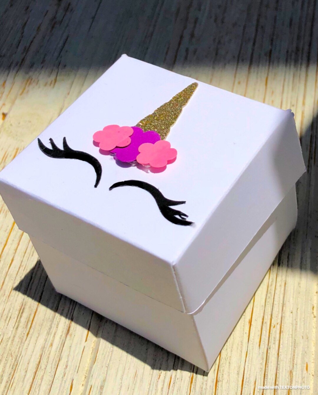 Unicorn Party Favor Box for Candy, Treats Birthdays, Baby Showers ...