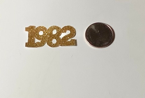 1982 Confetti for 40th Birthday Class Reunion or Anniversary - Etsy