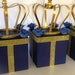 Royal Prince Gold Crown Centerpiece Box Royal Blue and Gold With Bling ...