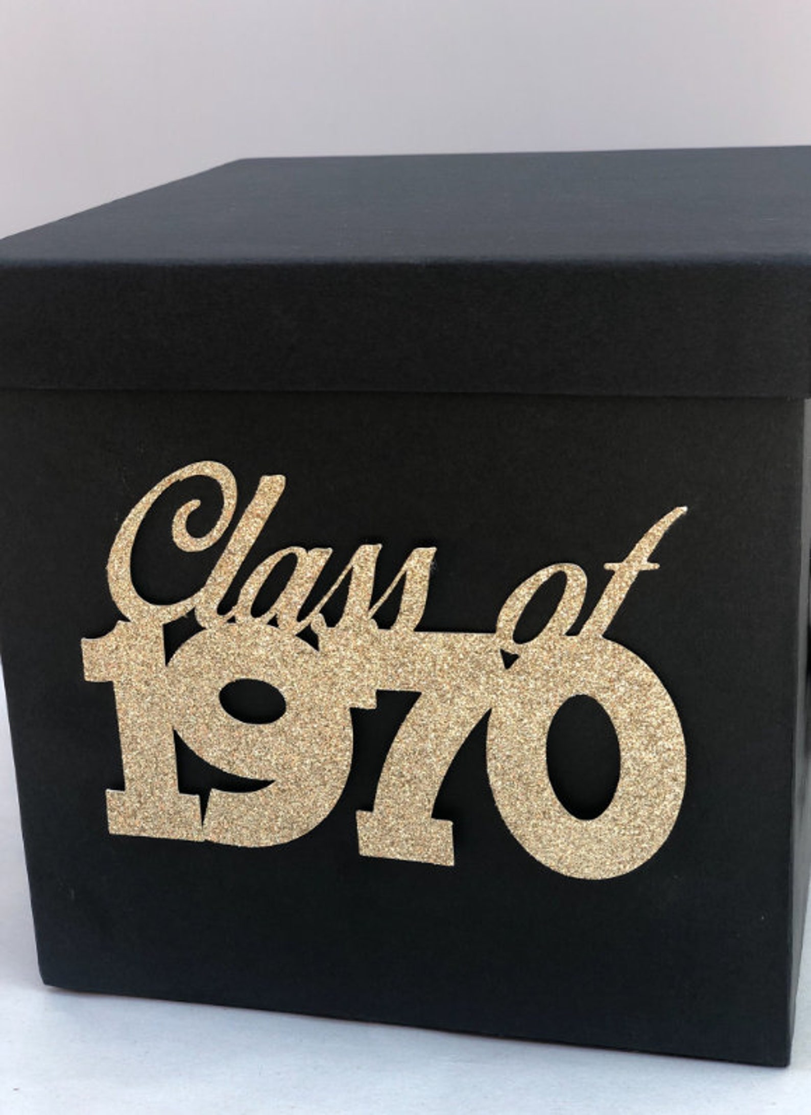 50th Class Reunion Centerpiece Class of 1970 Box Centerpiece Add Your ...