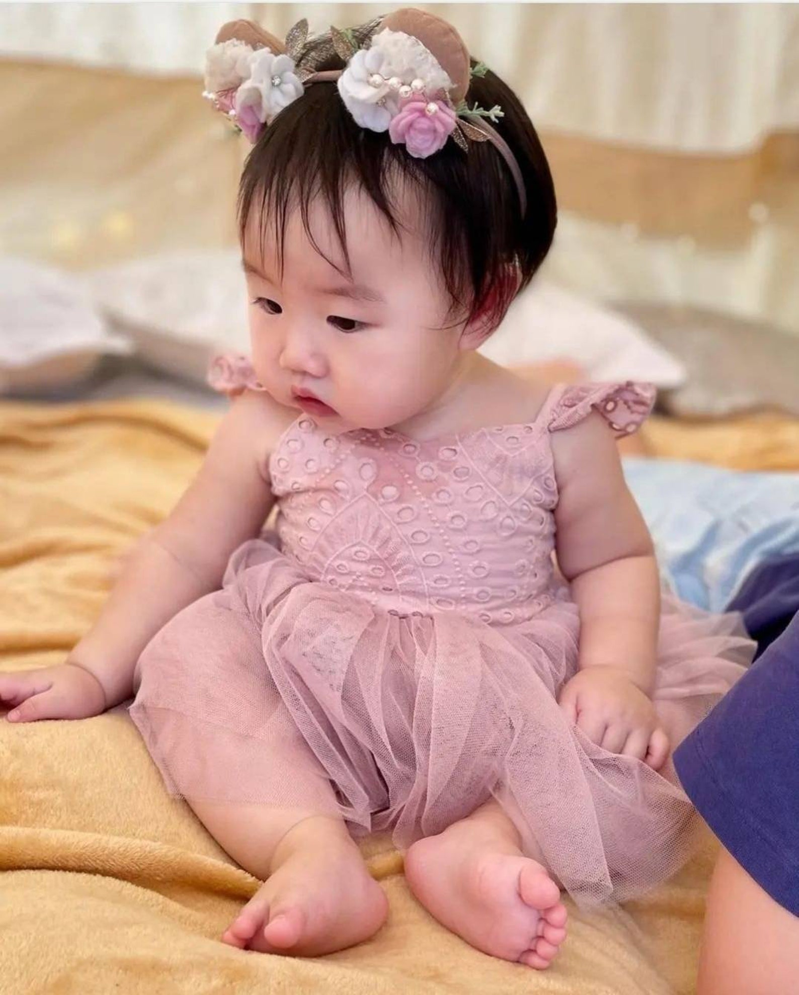 Teddy Bear Ears/ Flower Clips or Headband/ Cute Ears for Your - Etsy