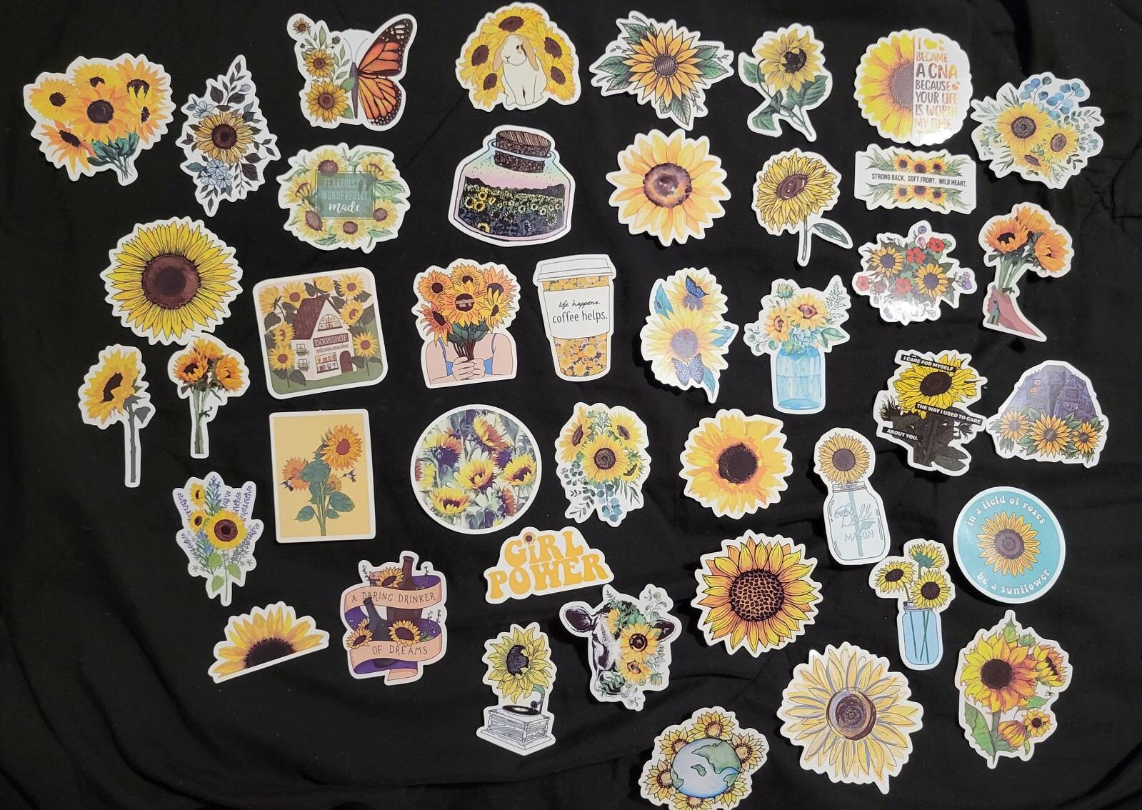 Sunflower Magnets - Etsy
