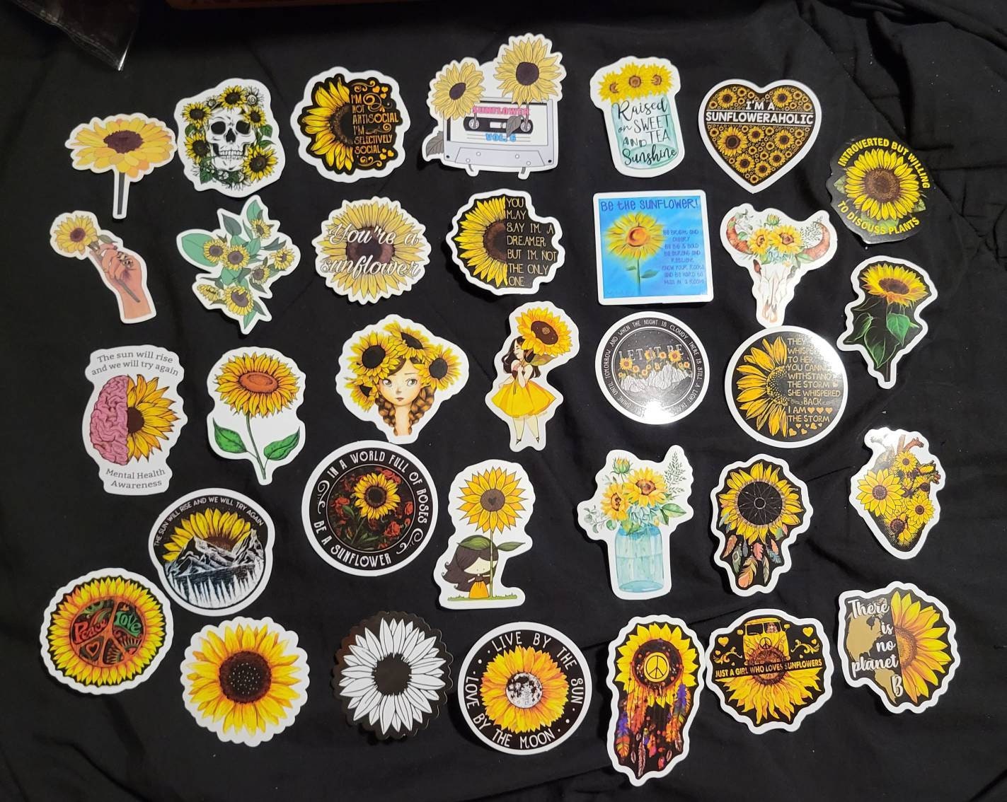 Sunflower Magnets - Etsy