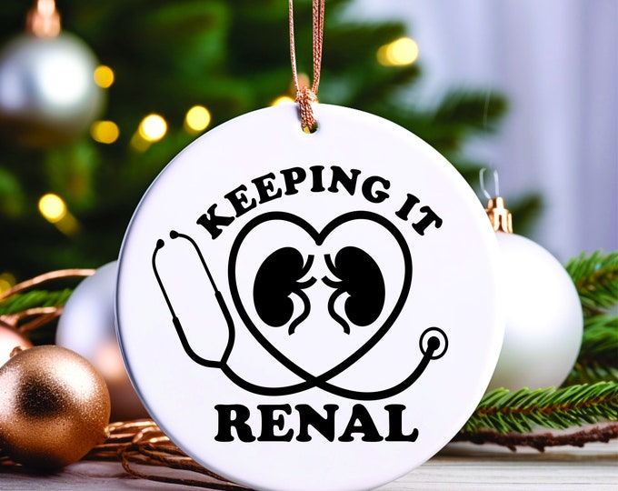 Kidney Ornament Dialysis Nurse Gift Ornament for Nephrology Christmas ...