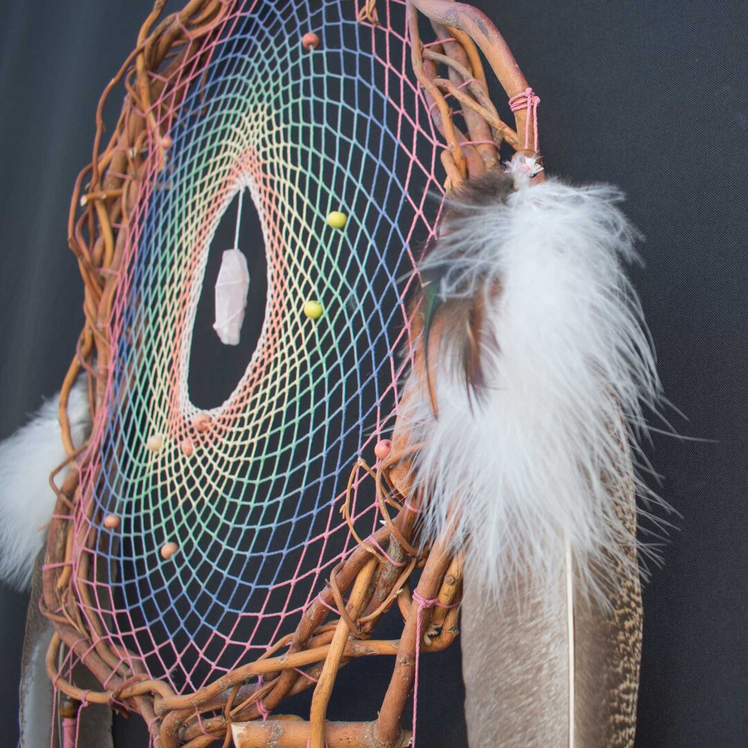 Handmade Dream Catchers With Crystals Native Style Willow - Etsy