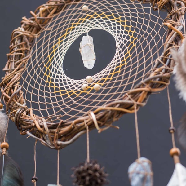 Crystal Dream Catcher - Etsy
