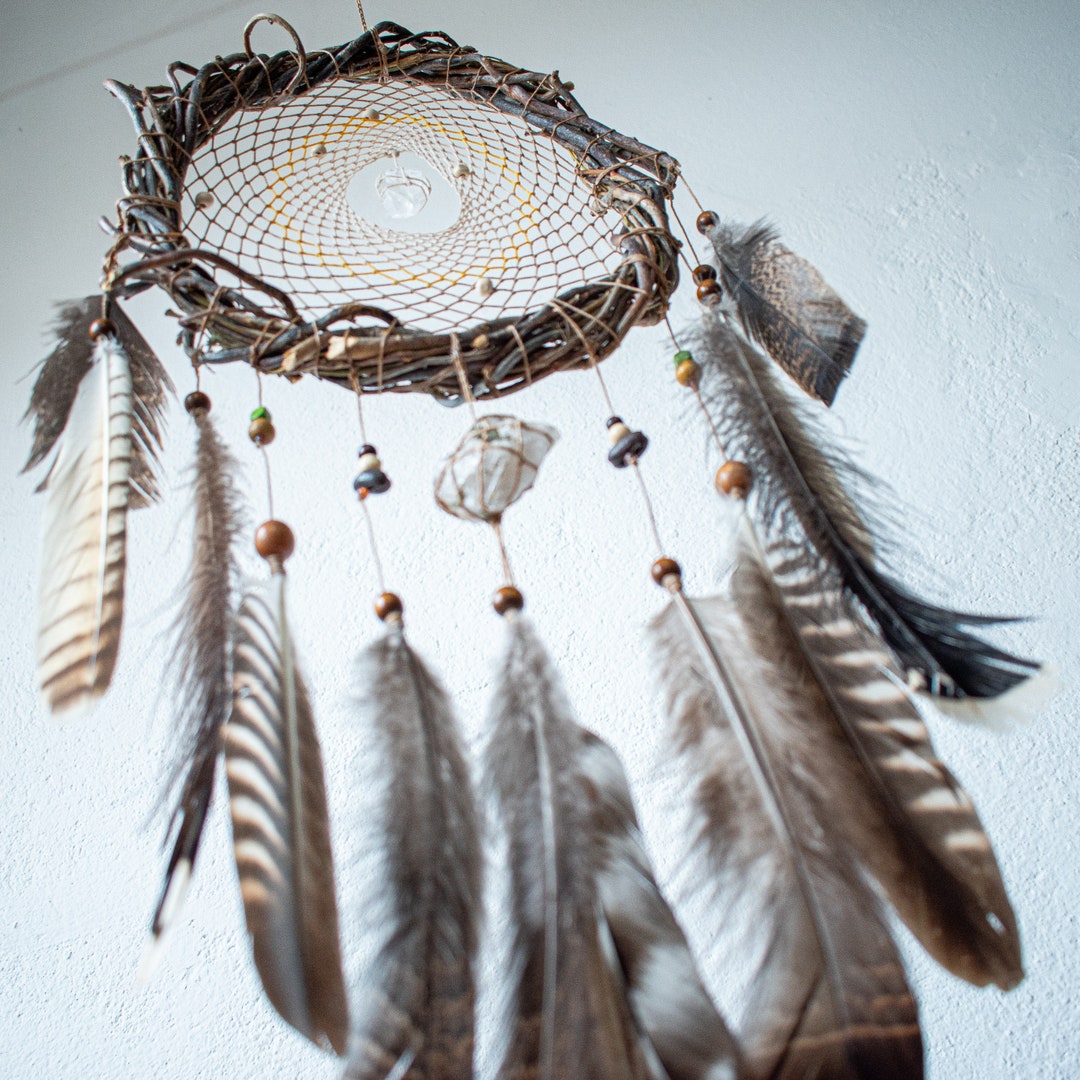 Authentic Energy Crystals Dream Catcher Bedroom Decor Boho - Etsy