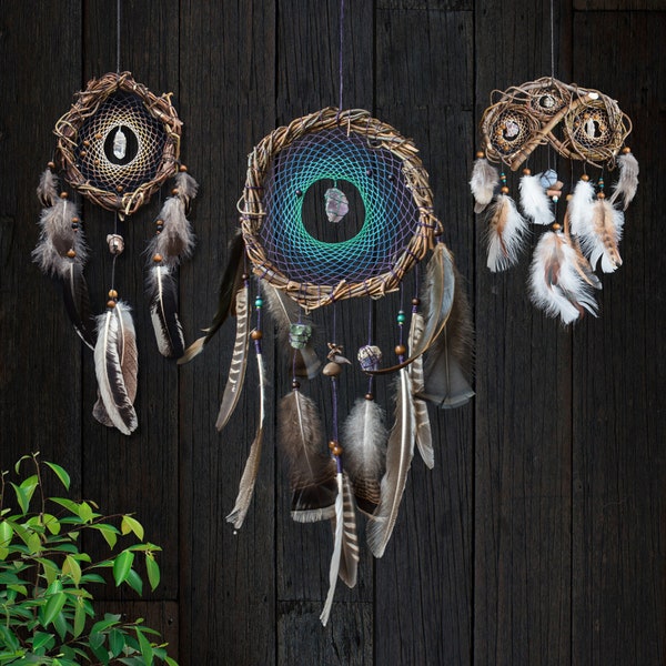 Crystal Dream Catcher - Etsy