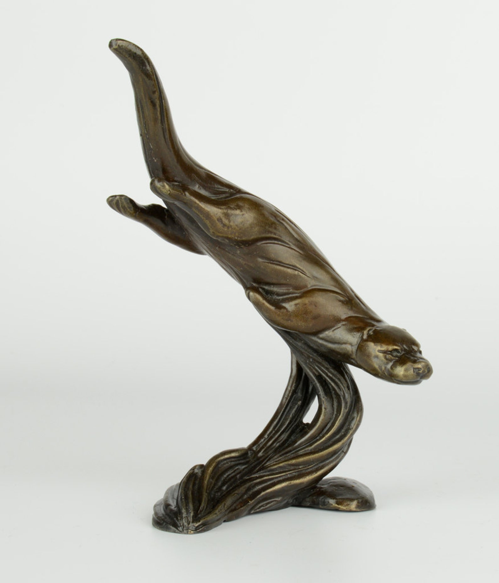 Otter Limited Edition Bronze Sculpture in Presentation Box - Etsy