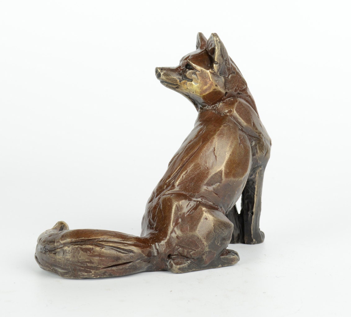 Bronze Fox Limited Edition Bronze Sculpture With Presentation Box - Etsy
