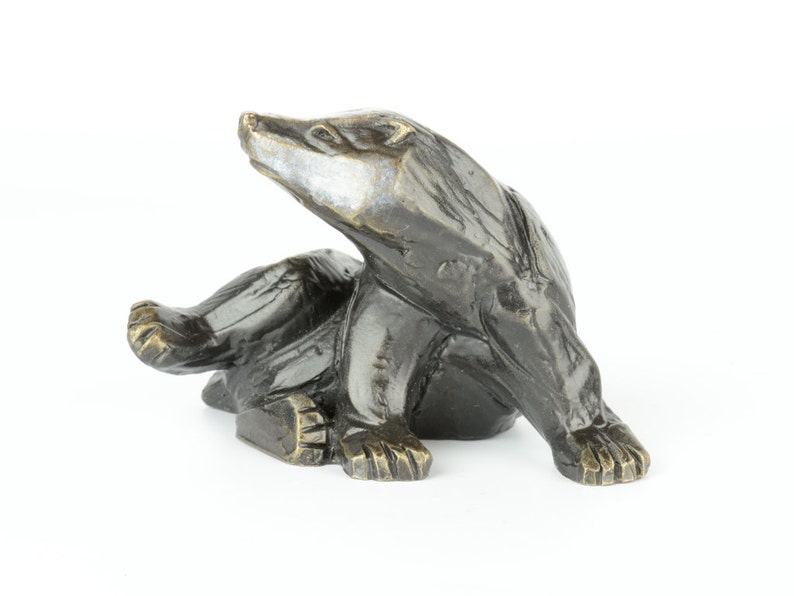 Badger Limited Edition Bronze Sculpture, Gift Wrapped... - Etsy