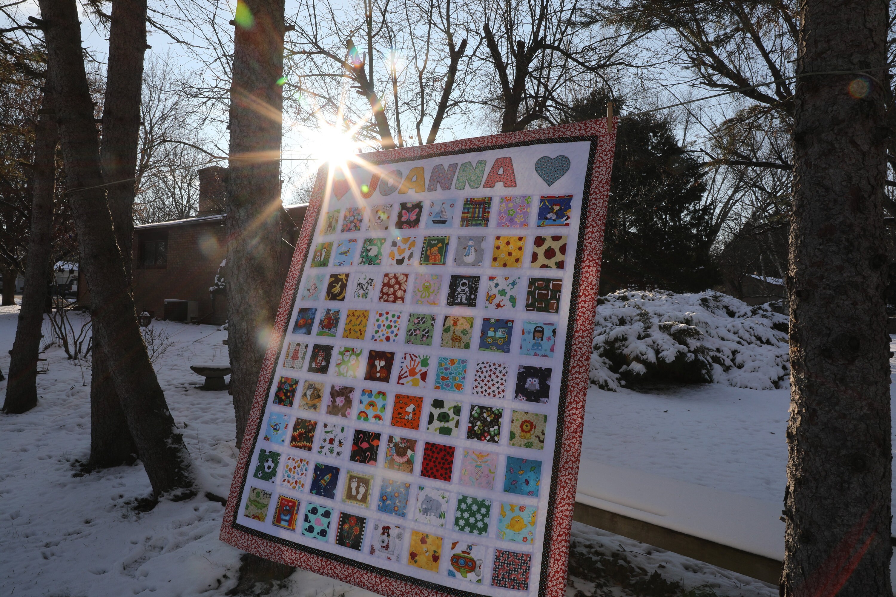 Personalized I-spy Quilt - Etsy