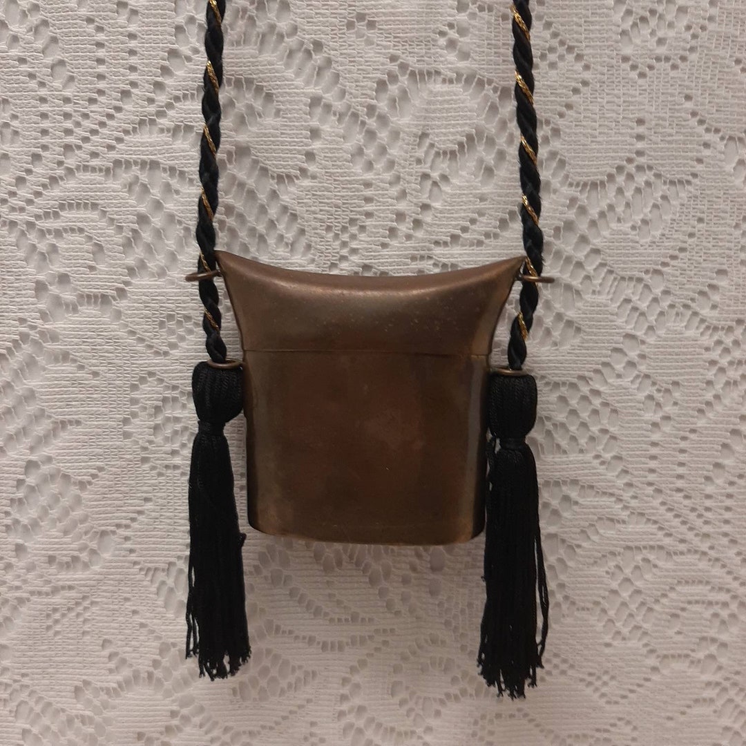 TIBETAN PRAYER BOX, Mojo Box, Pill Purse, Vintage Trinket Box, Vintage ...