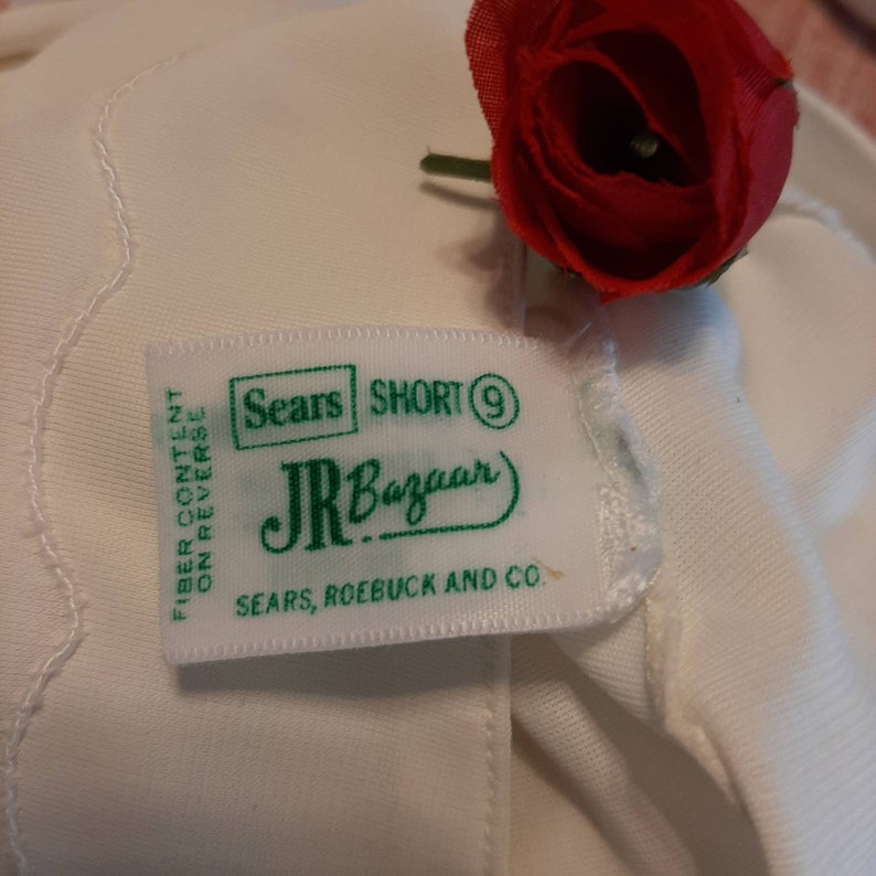 Vintage Sears White Mini Slip: Pin-up Lingerie, Valentine Gift - Etsy