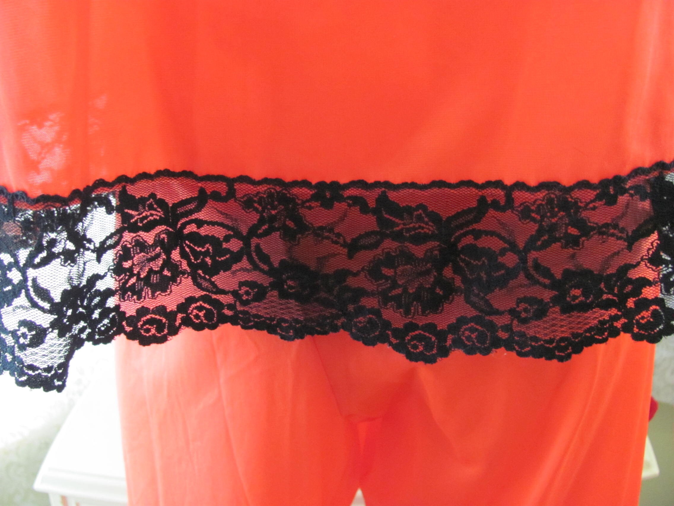 RED LINGERIE SET Valentine's Red Sleep Set Retro Pin up - Etsy