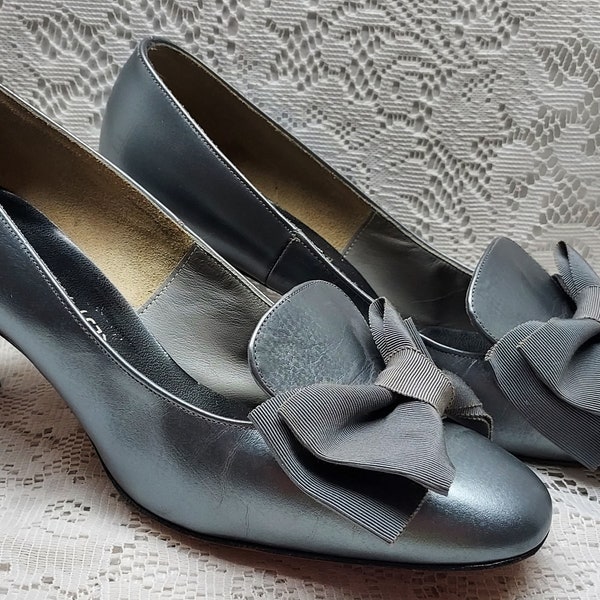 Silver High Heels - Etsy