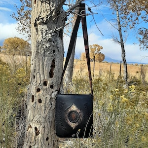 LEATHER MESSENGER BAG, Suede Leather Western Purse, Hippie Purse ...