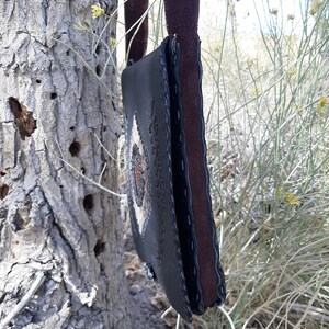 LEATHER MESSENGER BAG, Suede Leather Western Purse, Hippie Purse ...