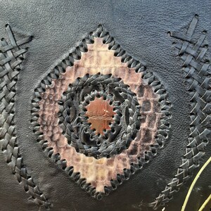 LEATHER MESSENGER BAG, Suede Leather Western Purse, Hippie Purse ...