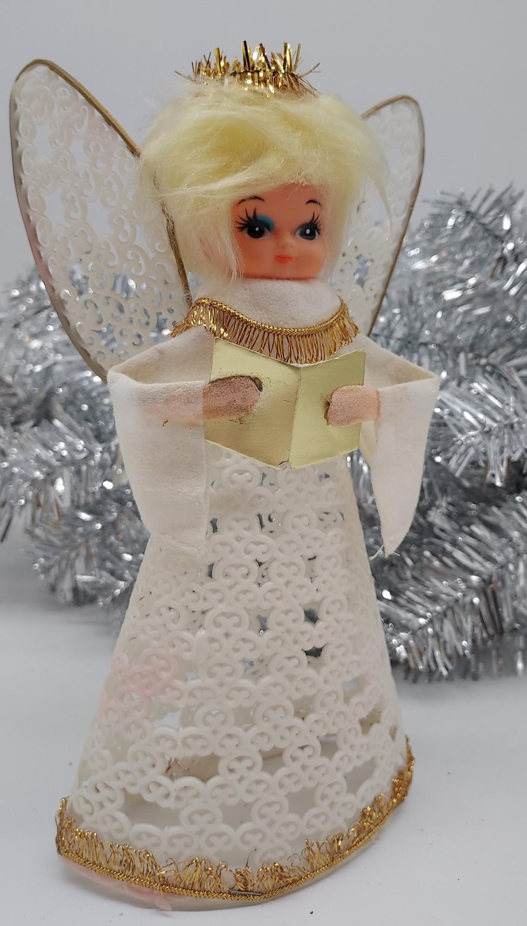 Vintage Angel Tree Topper 1960