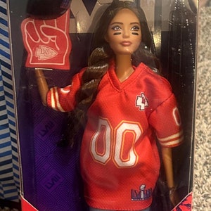 Barbie Kanas City Chiefs Super Bowl Champions Black Label Collectible ...