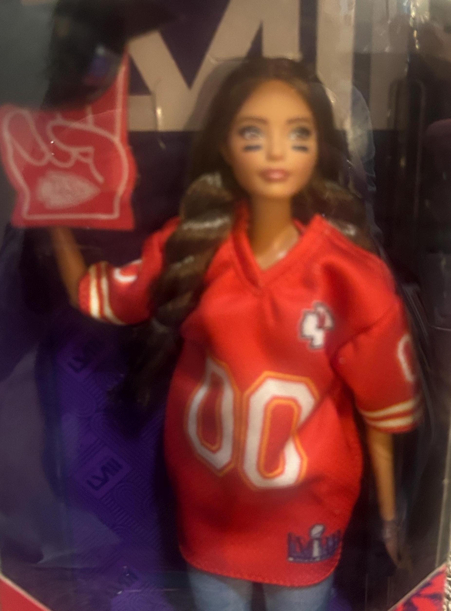 Barbie Kanas City Chiefs Super Bowl Champions Black Label Collectible ...