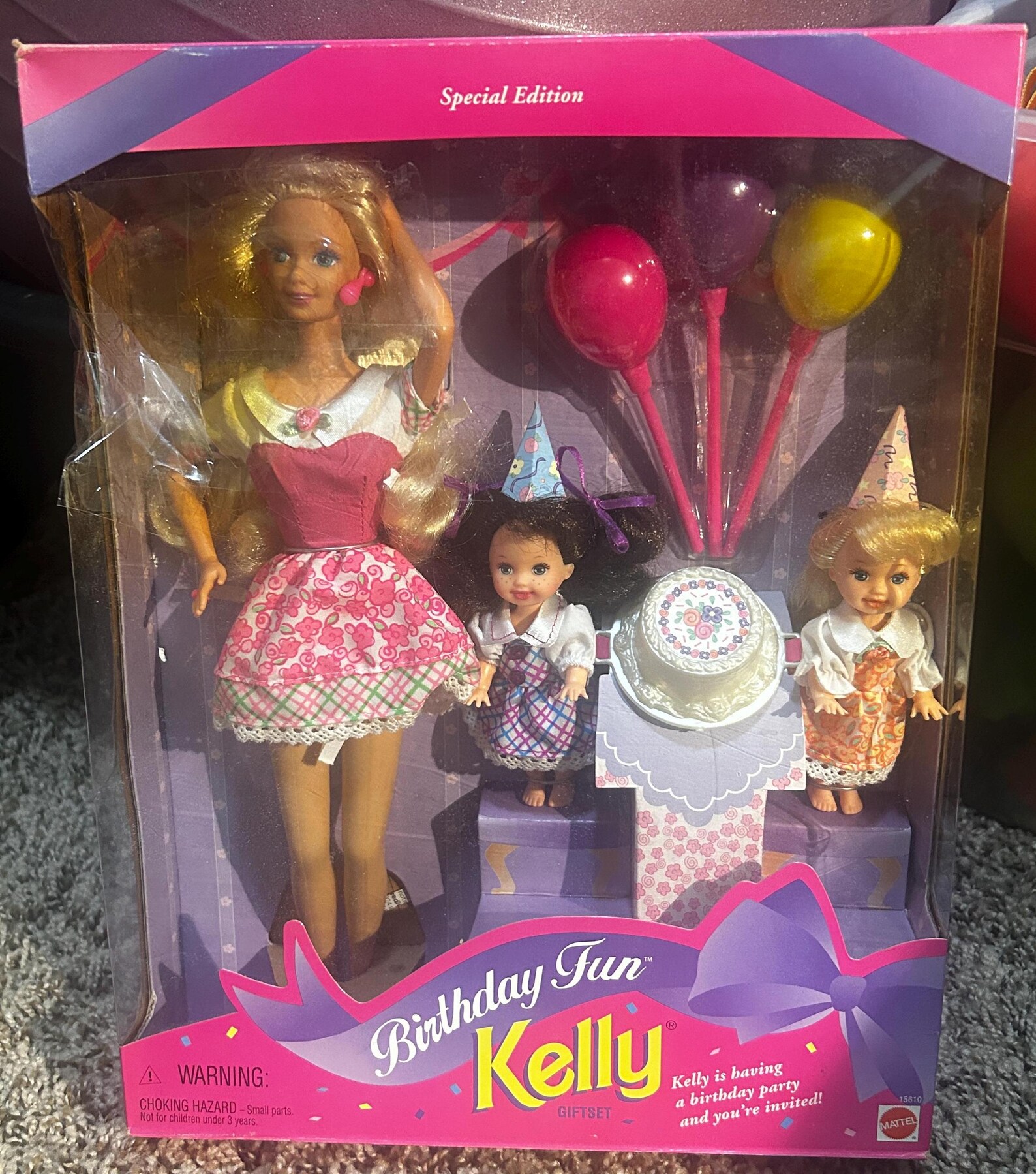 Barbie-birthday Fun With Kelly Special Barbie, Kelly, & Chelsea Dolls ...