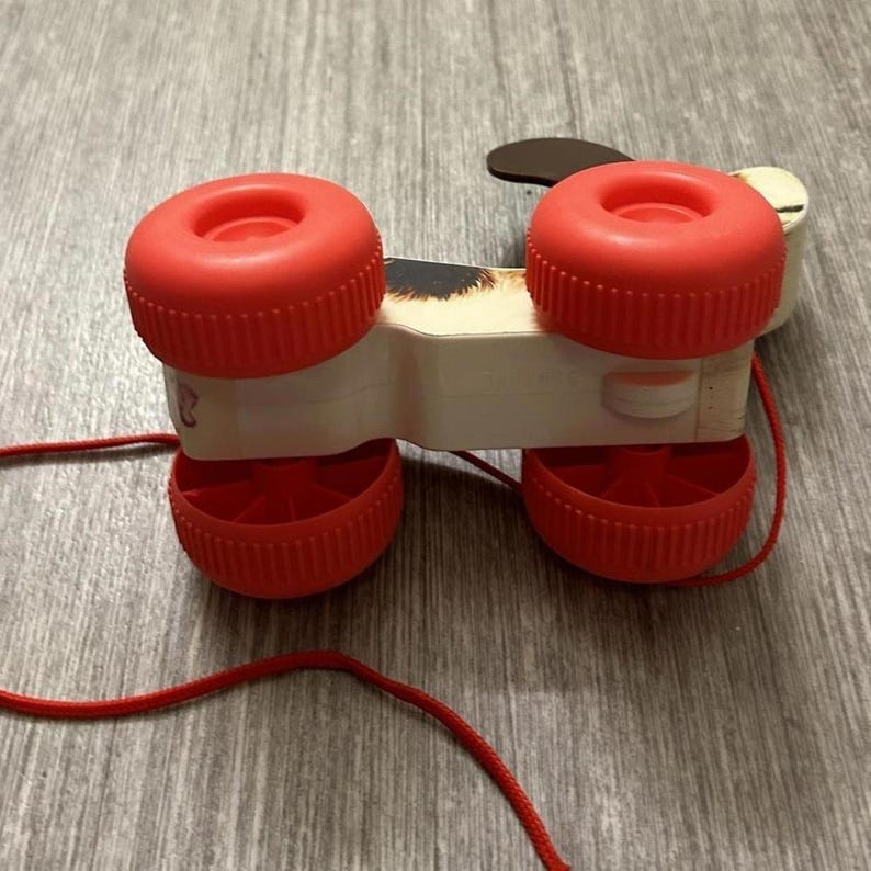 Fisher-price Little Snoopy Pull Toy-vintage - Etsy