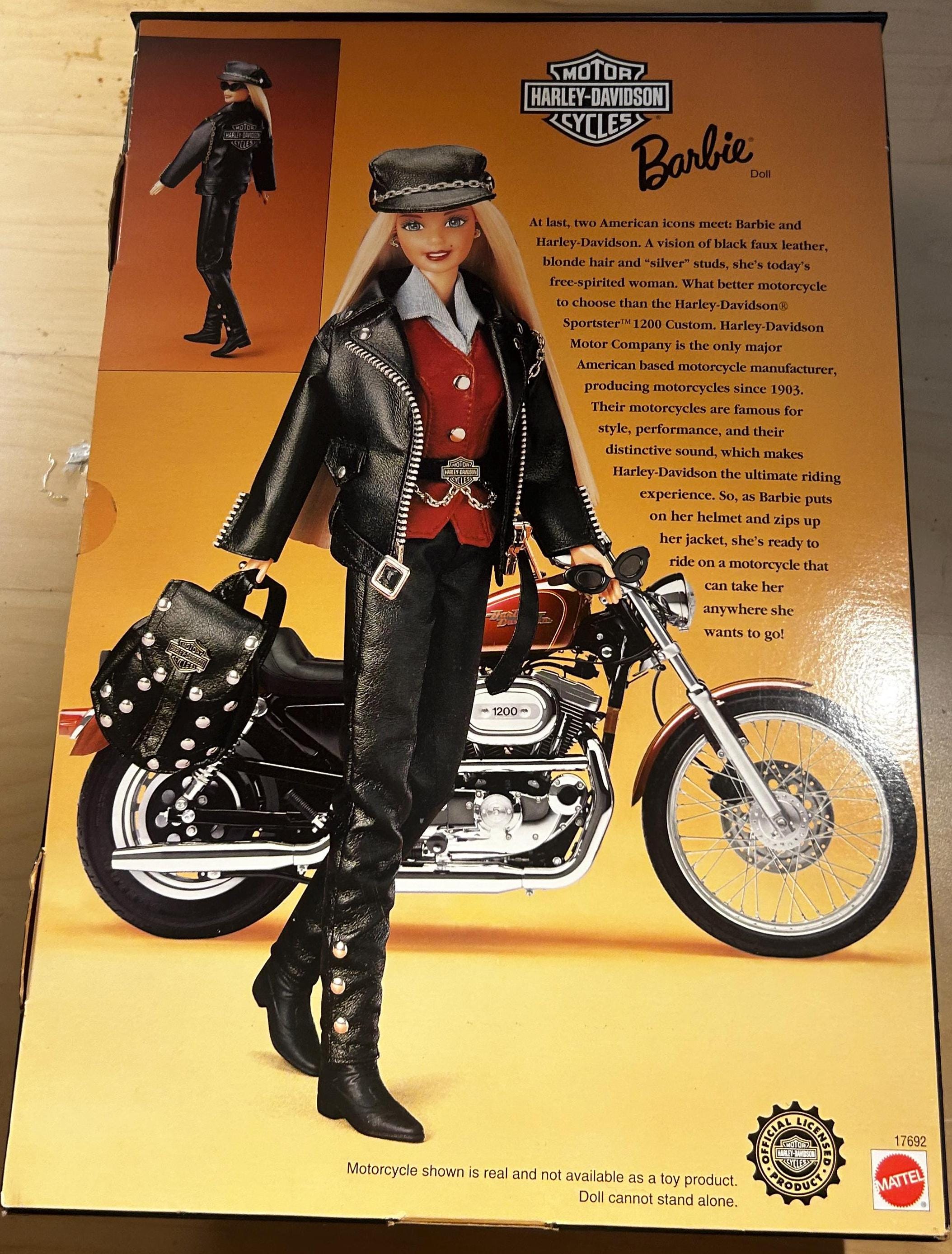 Harley-davidson Barbie #1 Limited Edition Doll Mattel - Etsy