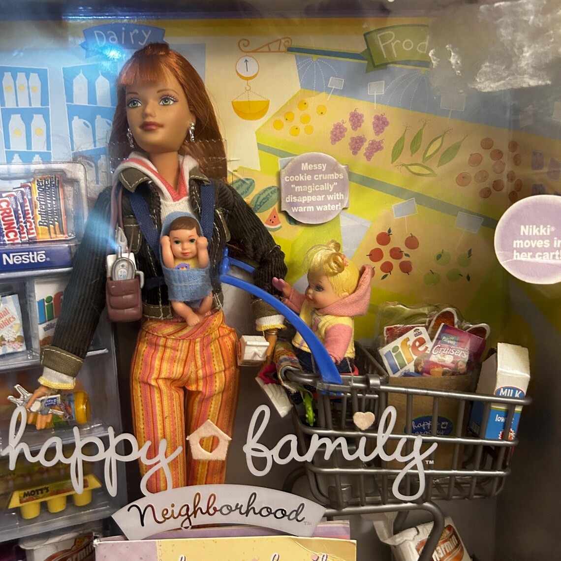 Barbie-happy Family Neighborhood Grocery Store Set Midge, Nikki and ...