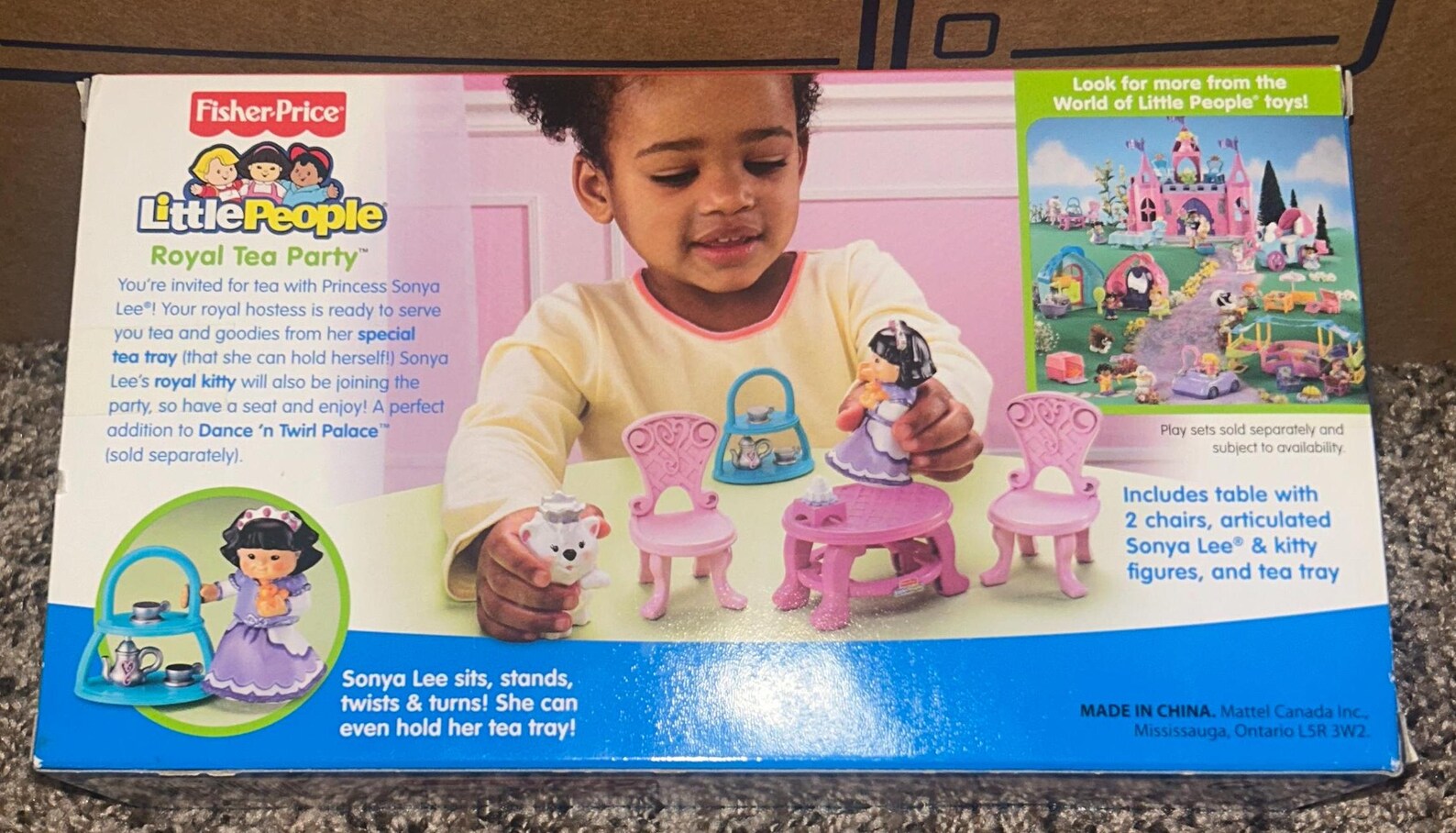 Fisher-price Little People Sonya Lee and Her Royal Tea Party - Etsy