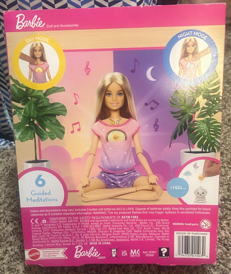 Mattel Barbie Rise and Relax (self-care) Doll (NWT) - Etsy