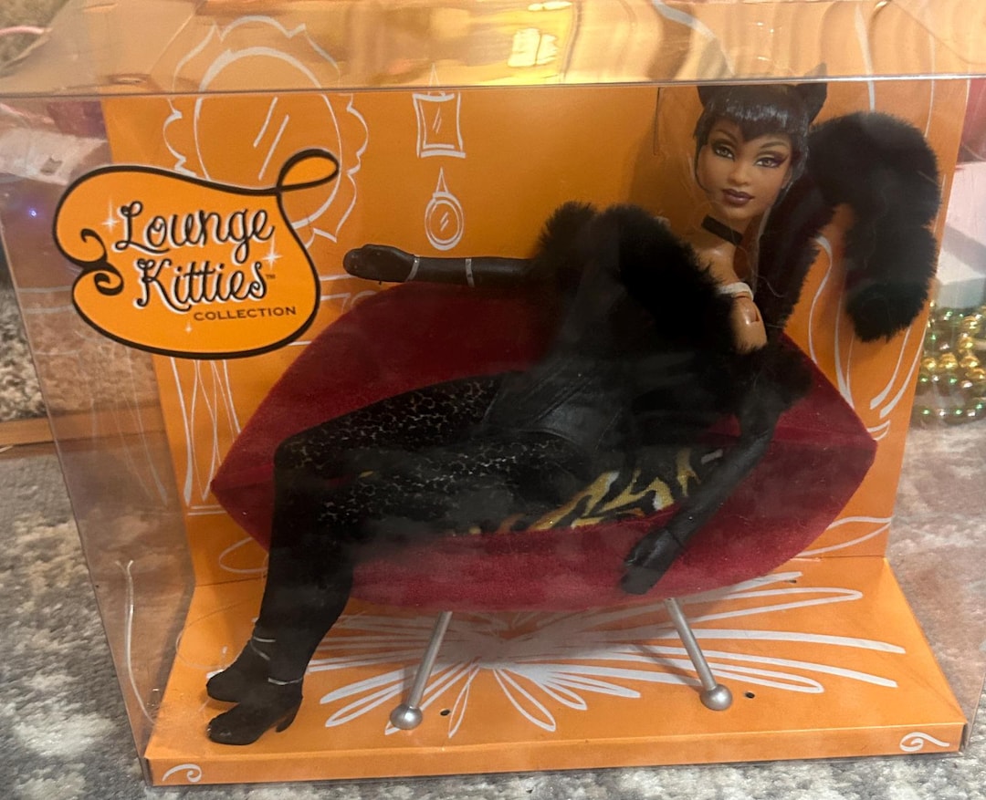 Barbie Black Panther Lounge Kitty Collection Doll - Etsy
