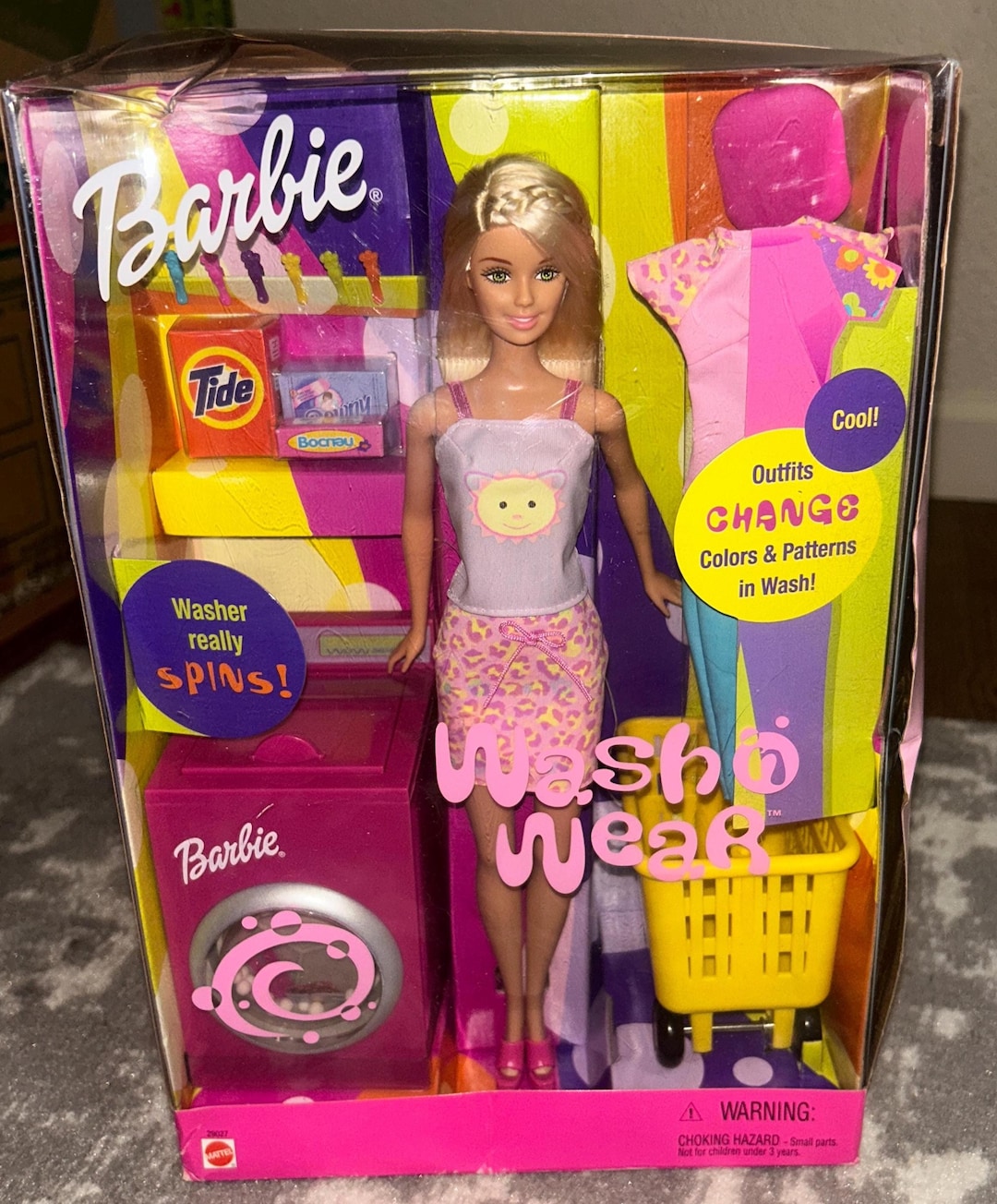 Mattel Barbie Wash 'N Wear Doll Color Changing Outfits Vintage 2000 ...