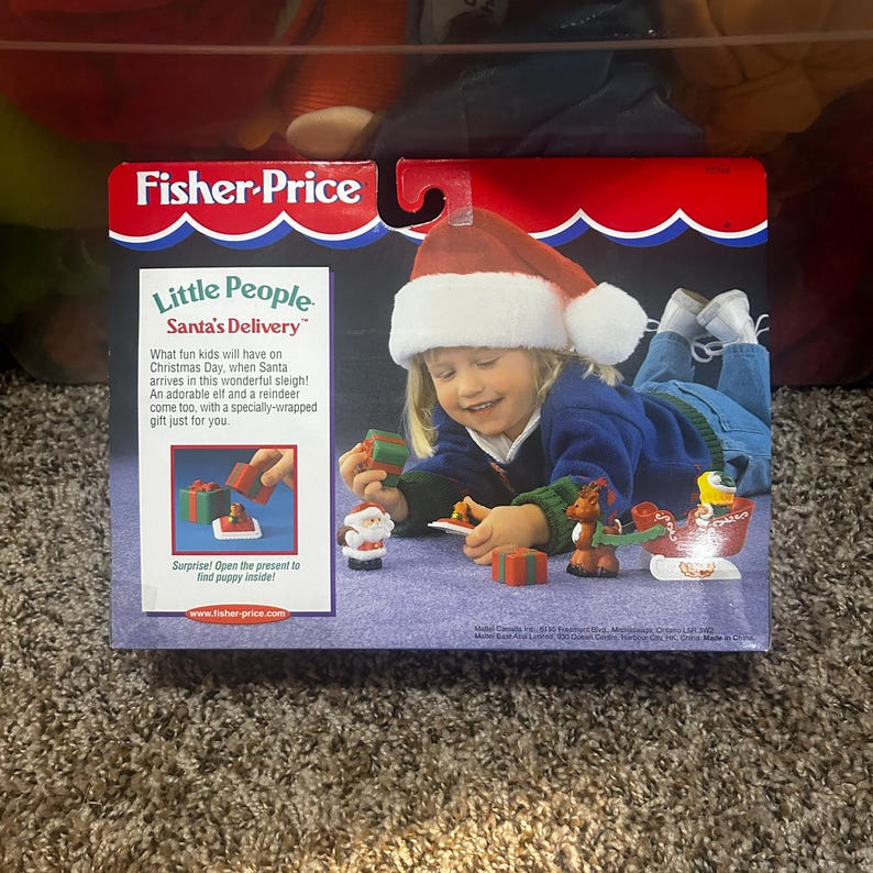 Fisher-price Little People Santa's Delivery 1999 - Etsy