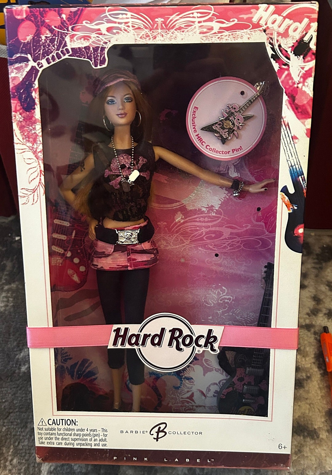 Hard Rock Barbie Doll Pink Label - Etsy