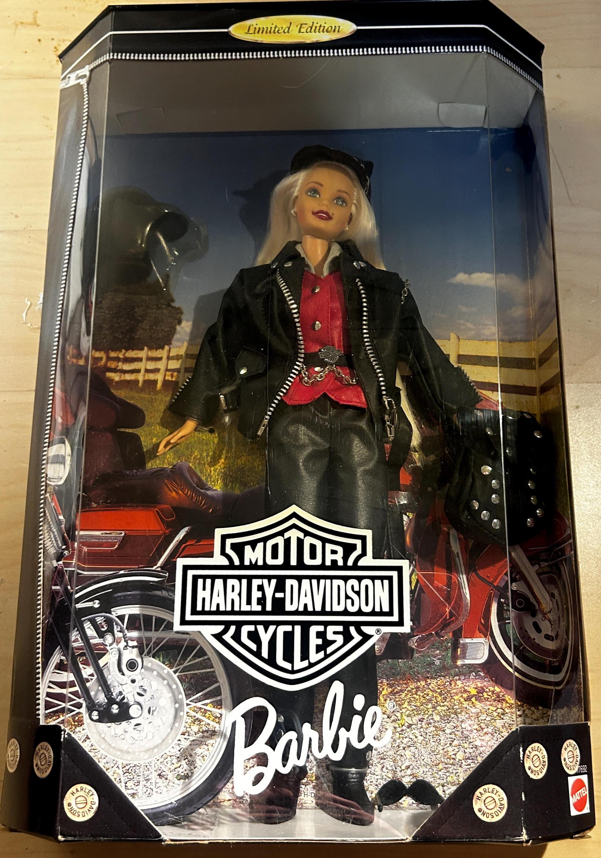 Harley-davidson Barbie #1 Limited Edition Doll Mattel - Etsy