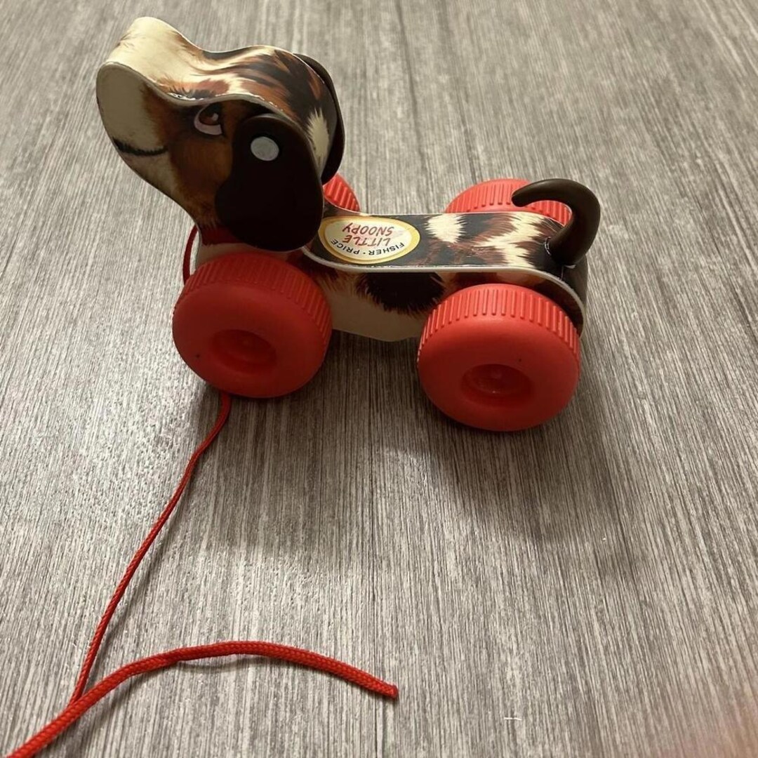 Fisher-price Little Snoopy Pull Toy-vintage - Etsy