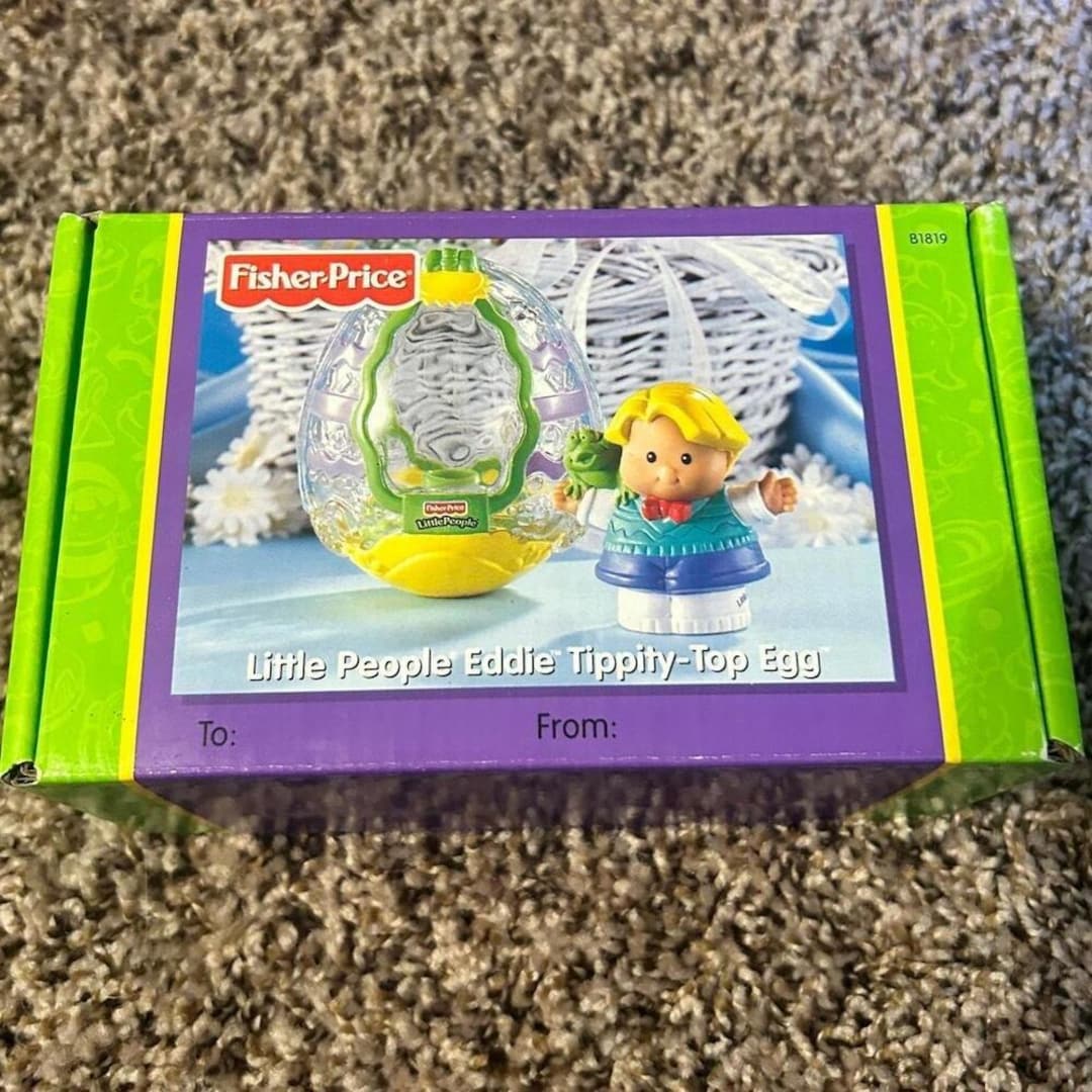 Fisher-price Little People Eddie Tippity-top Egg (NWT) - Etsy