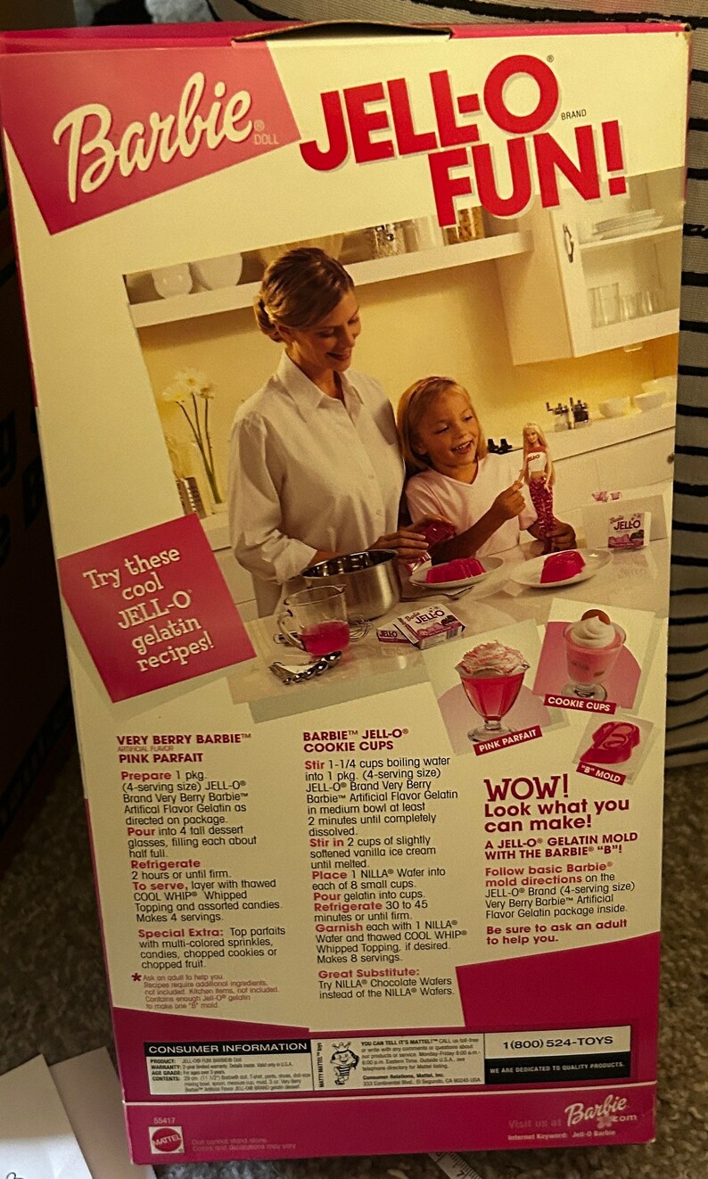 Jell-o Fun Barbie Vintage - Etsy