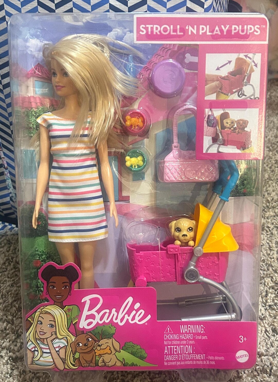 Barbie Sroll 'N Play Pups Doll Set - Etsy
