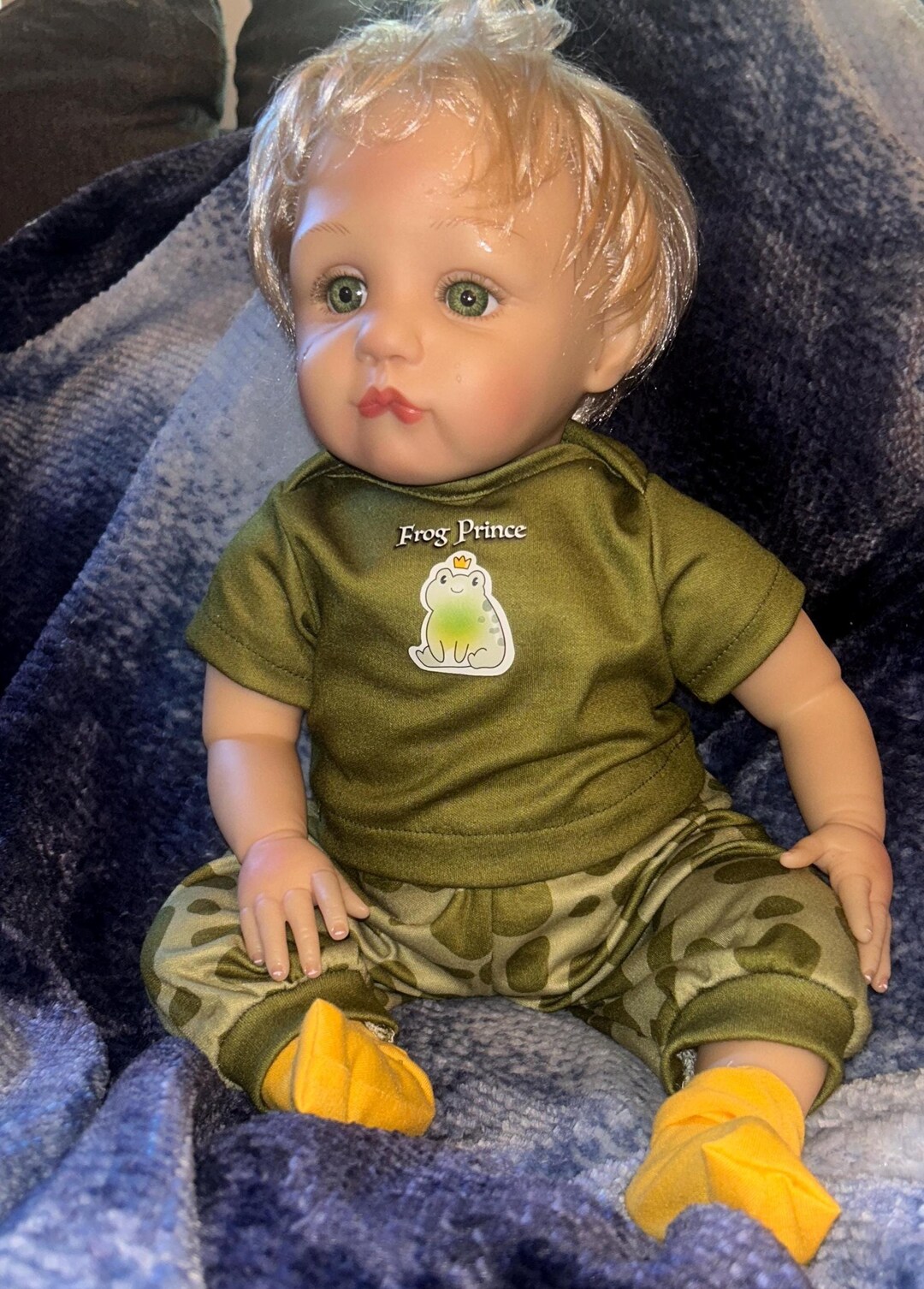 Paradise Galleries Reborn Baby Boy Doll "frog Prince" + TONS of Extras ...